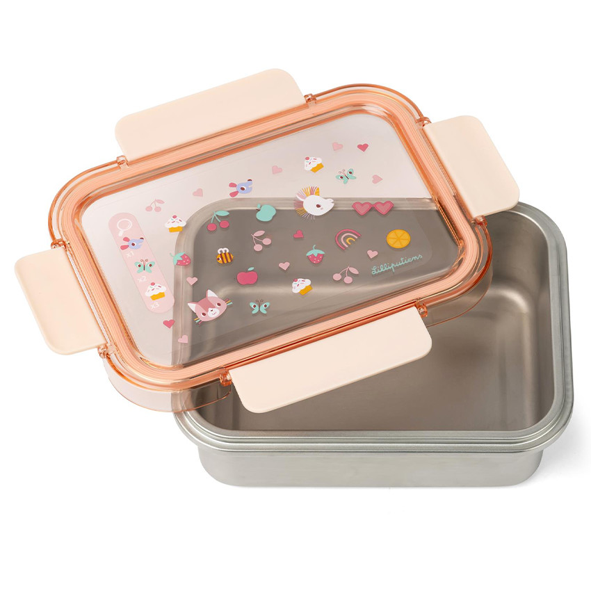 Lunchbox Jeanne le Chat Rose | Lilliputiens